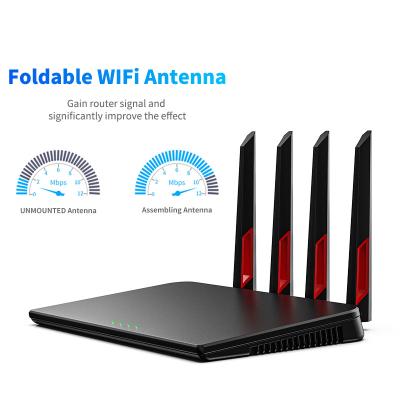 Cina Dual Band 5dBi Gain ABS Receiver Wireless 50 Mile Long Range 2.4G 5.8G Router Antenna Wifi in vendita