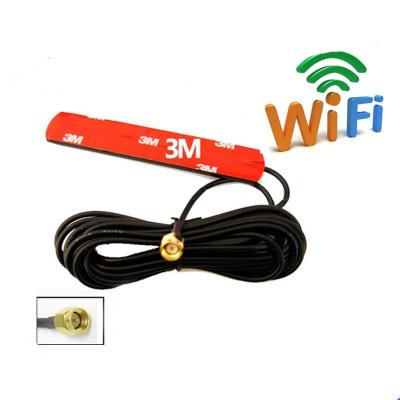 中国 阻力 50Ω 4.5dBi Wifi 2.4GHz 二極アンテナ RG174ケーブルとCE認証 販売のため