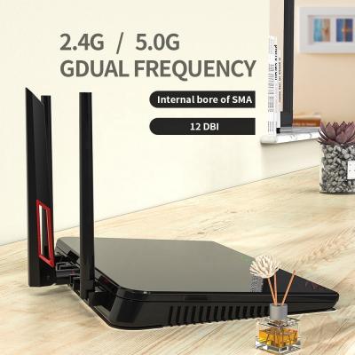 Cina 50-100W TPEE Dual Band Wifi Antenna di gomma Router a padella Antenna WiFi per ampia copertura in vendita