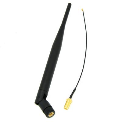 Cina 2.4GHz e 5.8GHz Dual Band Wi-Fi Antenna Rubber Duck Design con connettore personalizzabile in vendita