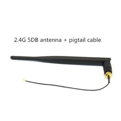 Cina 2.4GHz e 5.8GHz Dual Band Wi-Fi Antenna Rubber Duck Design con connettore personalizzabile in vendita