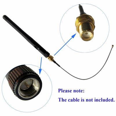 Cina Lungo raggio 2.4G Omni WiFi Antenna 3DBI 2km WiFi Range SMA Maschio per connessione wireless in vendita