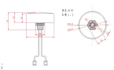 Cina Potenziatore di segnale RTK a spirale Trimble ad alto guadagno per cavi di navigazione per auto tipo RG174 Coax in vendita