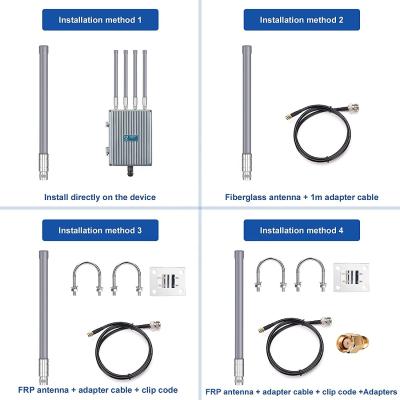 Cina 1Max High Gain Hotspot Antenna in fibra di vetro per esterni 868mhz 915mhz Omnidirezionale in vendita