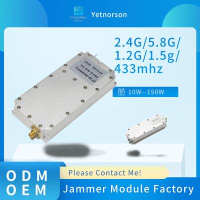 Cina Opzione 2.4GHz 5.8GHz Drone Signal Jammer Blocker Module con SMA-Female RF Connector in vendita