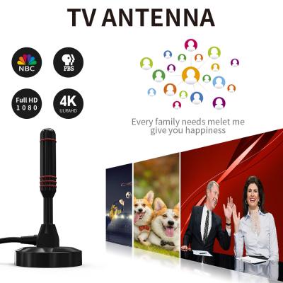 Cina 3-5V tensione di alimentazione Antenna TV portatile 3m DVB-T2 Antenna interna per TV digitale ATSC in vendita