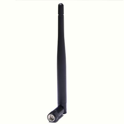 Cina 5dbi WiFi6E Antenna con connettore personalizzato Tipo 2.4GHz 5.8GHz 7.125GHz in nero in vendita