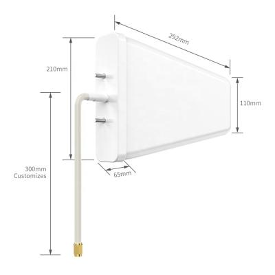 Cina Polarizzazione verticale 11dBi LPDA 4G LTE Antenna a vite per la comunicazione in auto in vendita