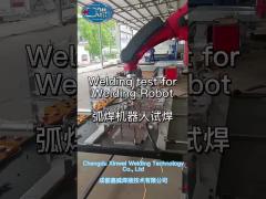 The stainless steel sheet‘s welding of arc welding robot