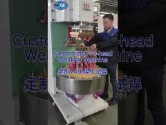 380V Multi Point Projection Weld Resistance Welders Point Oil Tank Welding Machine