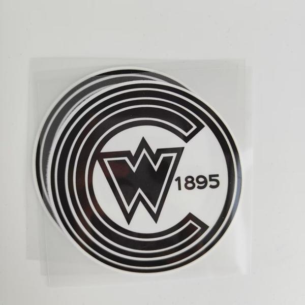 Quality Circle Custom Heat Transfer Logo Multiple Colors Screen Printing Heat Transfers for sale