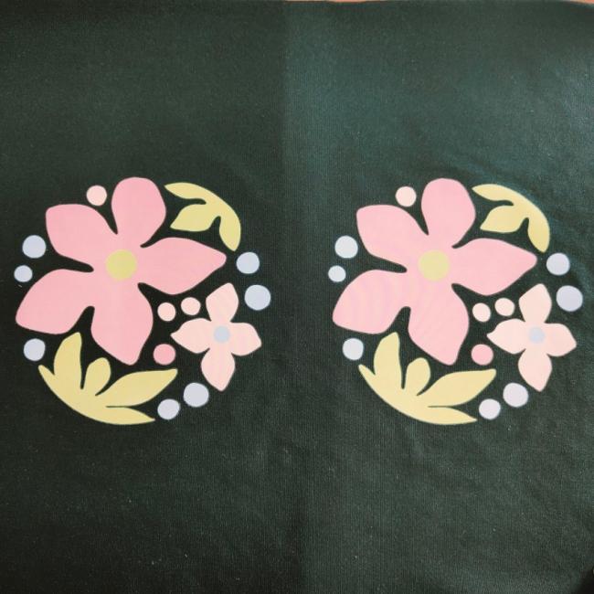 High elastic silk screen transfer sample 2