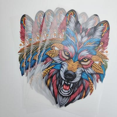 China Soft Custom DTF Transfers Stretchable DTF Transfer Stickers For Fabrics for sale