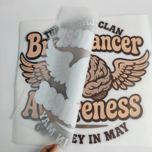 Quality Various Sizes Custom DTF Transfers High Stretch Personalised Iron On Transfers for sale