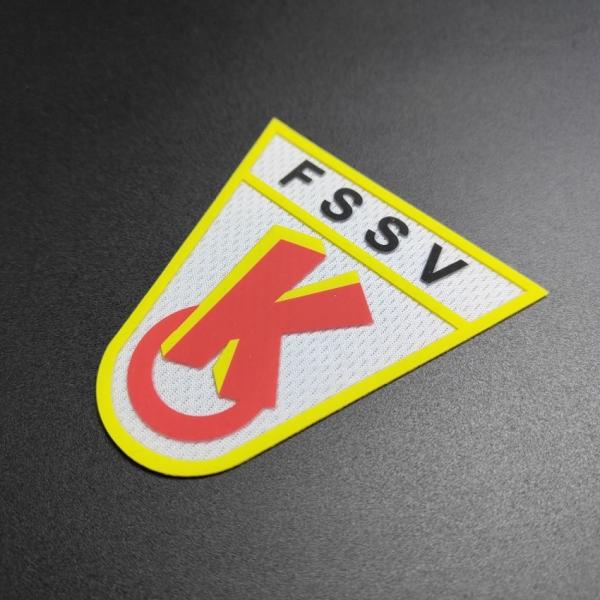 Quality Custom Embroidered Football Patches Decorative Iron On Patches 5m - 7cm for sale