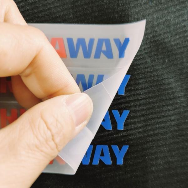 Quality Customized Silicone Heat Transfer Logo Raised 3D Silicone Heat Transfer Label Washable for sale