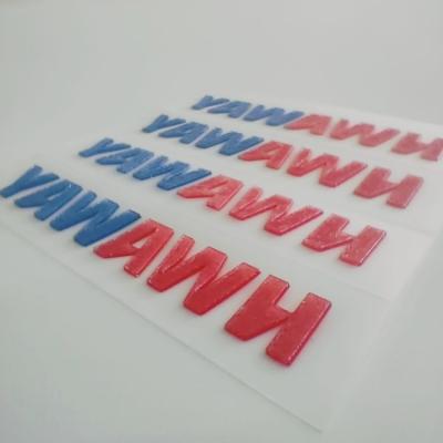 China Thick Rubber Heat Press T Shirt Labels Hot Melt Adhesive Heat Transfer Labels For Clothing for sale