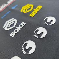 China Matte Silicone Heat Transfer Logo - Custom Flat Screen Printing with Water-Based Inks and Multi-Layer Application for sale