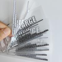 China Customized Washable Neck Size Labels Without Sewing - Heat Transfer Technology with 50+ Wash Cycles and 200% Stretch Capacity for sale