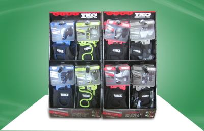 Cina Il controsoffitto su ordinazione nero del cartone visualizza l'adempimento con i guanti prima della spedizione in vendita