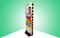 Quality Easy Assembly Free Standing Custom Cardboard Displays , Corrugated Floor Display for sale