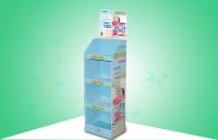 Quality 100% Eco Friendly Corrugate Cardboard Display Stands Promoting Insect Resistant for sale