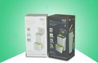 China Robust Customized Dustbin Cardboard Paper Packaging Boxes Matt Finish Easy - Assembly for sale
