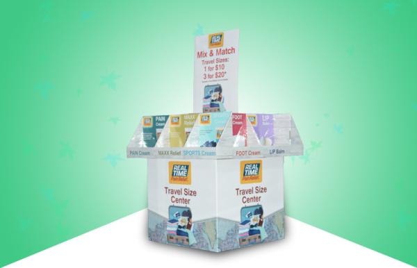 Quality OEM / ODM Medicine Cardboard Pallet Display With 10 Cells To Present Different Items Together for sale