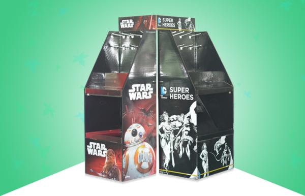 Quality Heavy Duty Black Cardboard Display Stands For Mix - Presenting Frame / Mat / Poster , Offset Printing for sale