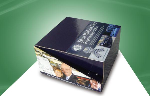 Quality Cardboard Countertop Displays Cardboard Tabletop Display Box For Collection Events for sale