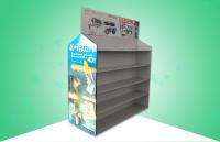 Quality 5 Shelf Pre Filling Cardboard Floor Display Stand , Cardboard Shelf Display for sale