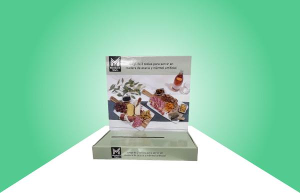 Customizable and Versatile Cardboard Countertop Displays for Various Products