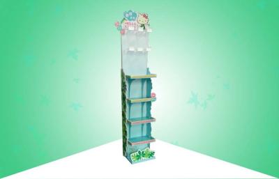 China Eye Catching POS Cardboard Display Stands Presenting Mosquito Repellent With Hooks for sale