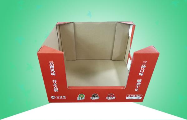 EB Flute Stacked Up PDQ Display Strong Cardboard Trays