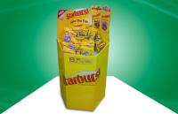 Quality Six Faces Yellow Recyclable Corrugated Cardboard Dump Bins Offset Printing For for sale