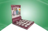 Quality Recyclable POP Cardboard Retail Counter Displays Racks UV Coating for sale