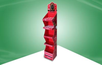 China Cosmatics Free Standing Cardboard Display Five Shelf for Promoting for sale