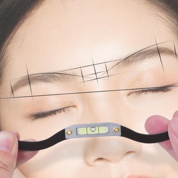 Quality Auxiliary Horizontal Ruler for Thrush Labeling Metal Plastic Bow Eyebrow for sale