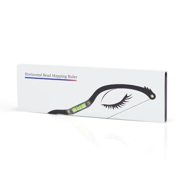 Quality Auxiliary Horizontal Ruler for Thrush Labeling Metal Plastic Bow Eyebrow for sale