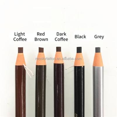 China Private Label 1818 Peel-Off Pull Roll Paper Eyebrow Pencil Waterproof Long-Lasting 5-Color Permanent Makeup Accessories for sale