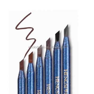 China Private Label Long-Lasting Automatic Waterproof Eyebrow Pencil 7 Color Options Permanent Makeup Accessory in Paper Roll for sale