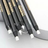 Quality Private Label Peel White Microblading Eyebrow Pencil Waterproof Brow Pencil Tool for sale
