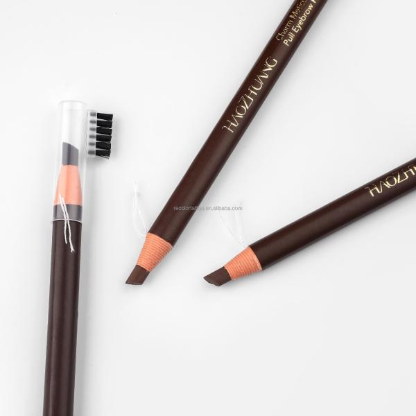 Quality Private Label Hard Eyebrow Pencil with Waterproof Pull Line Oval Tip for Microblading Tattoo Makeup Permanent Makeup Accessories for sale