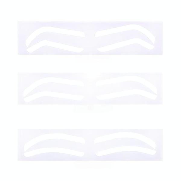 Quality Disposable Plastic Auxiliary Paste Template for Eyebrow Airbrush Tattoo Essential for Permanent Makeup for sale