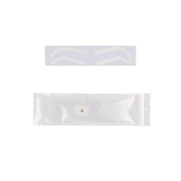 Quality Disposable Plastic Auxiliary Paste Template for Eyebrow Airbrush Tattoo for sale