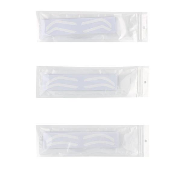 Quality Disposable Plastic Auxiliary Paste Template for Eyebrow Airbrush Tattoo for sale