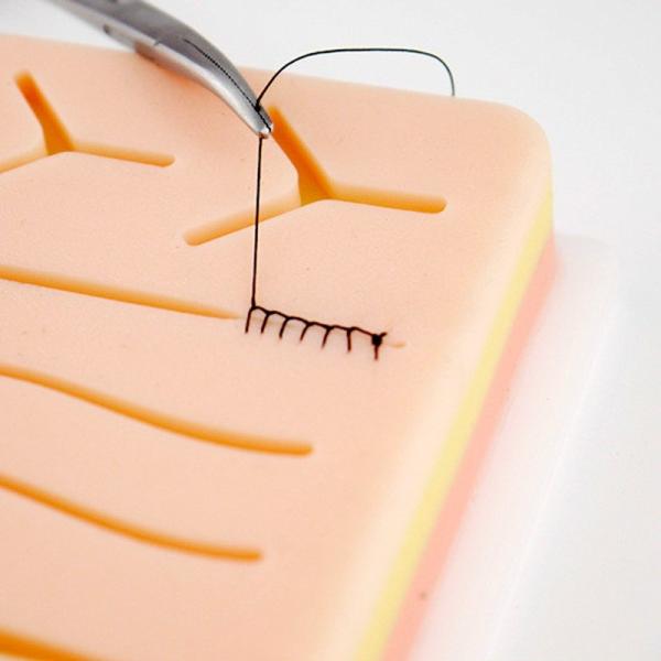 Quality Surgical Silicone Skin Suture Practice Module Premium Skin Pad for Permanent Makeup Suture Training Accessories for sale