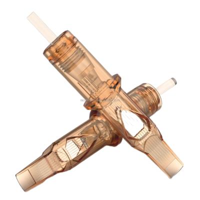 China Professional Disposable Tattoo Needle Cartridge New Design Gold Cartridge Tattoo Supplies for Body Art Permanent Feature for sale