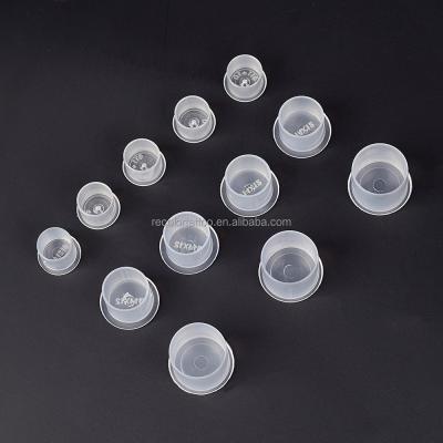 China Professional 1000pcs Permanent Makeup Microblading Tattoo Ink Cup with Base Design Accessory Kit for sale