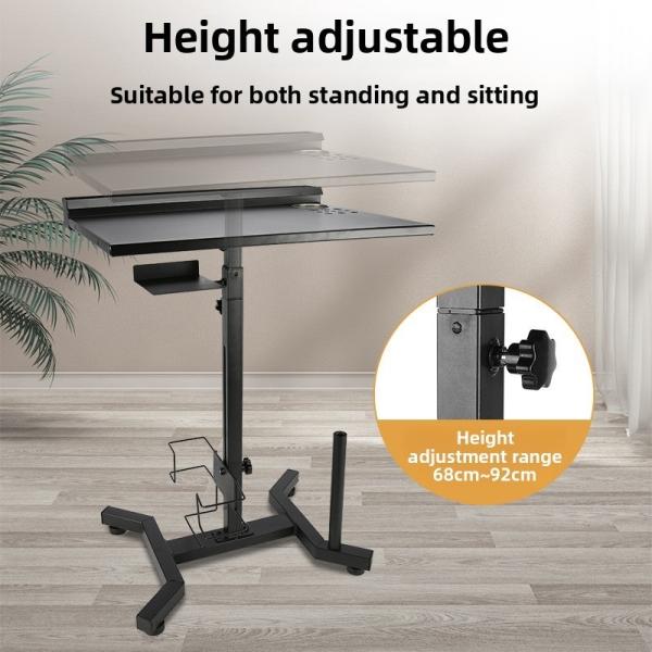 Quality Portable Adjustable Metal Tattoo Workbench Cart Waterproof Multifunctional for sale